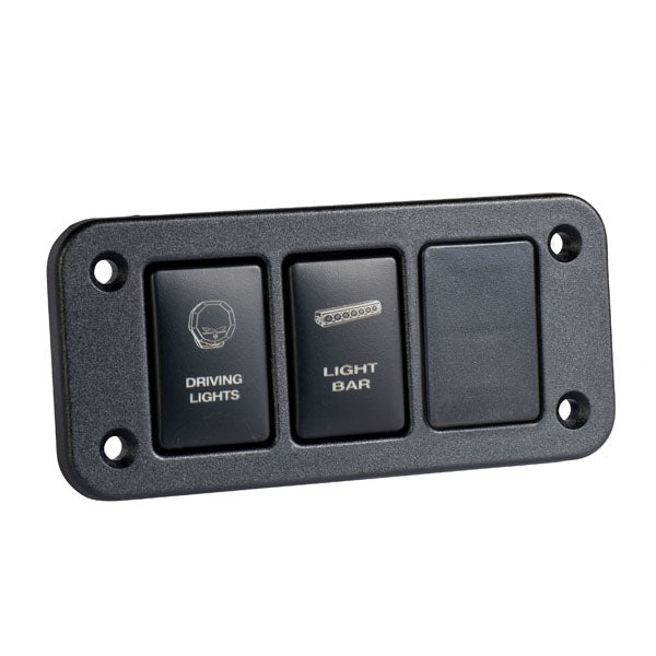 Switch Panel Universal 3X Switches – Bushranger 4x4 Gear