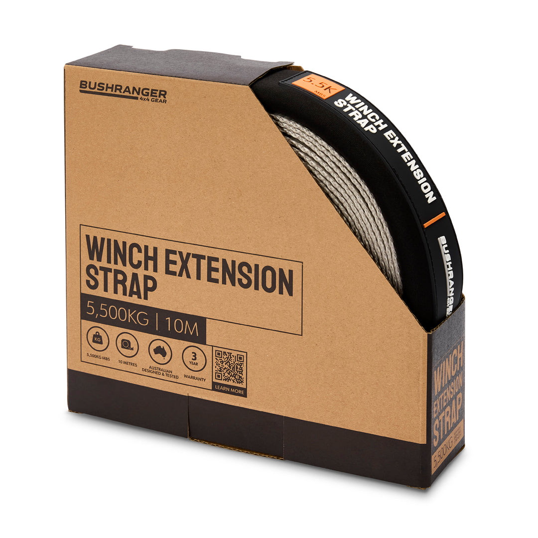 5.5K Winch Extension Strap – Bushranger 4x4 Gear